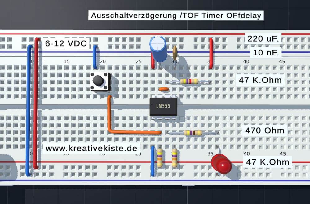 Grundschaltungen mit dem NE555 und LM555 Timer