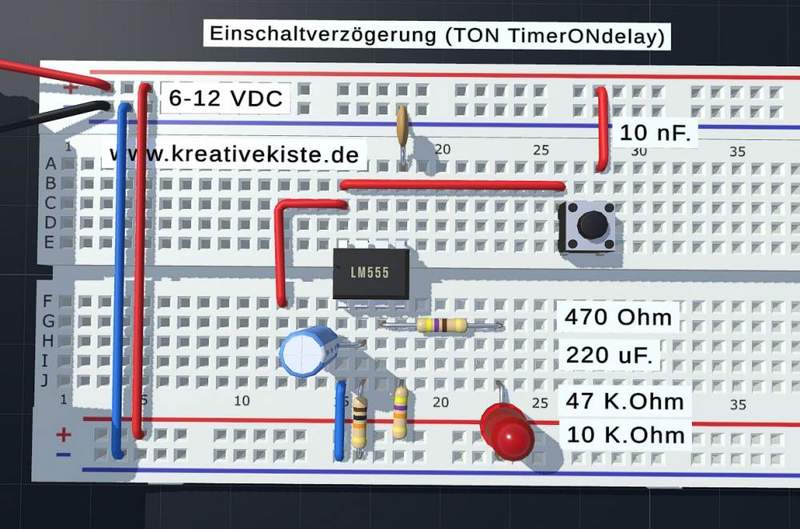 Grundschaltungen mit dem NE555 und LM555 Timer
