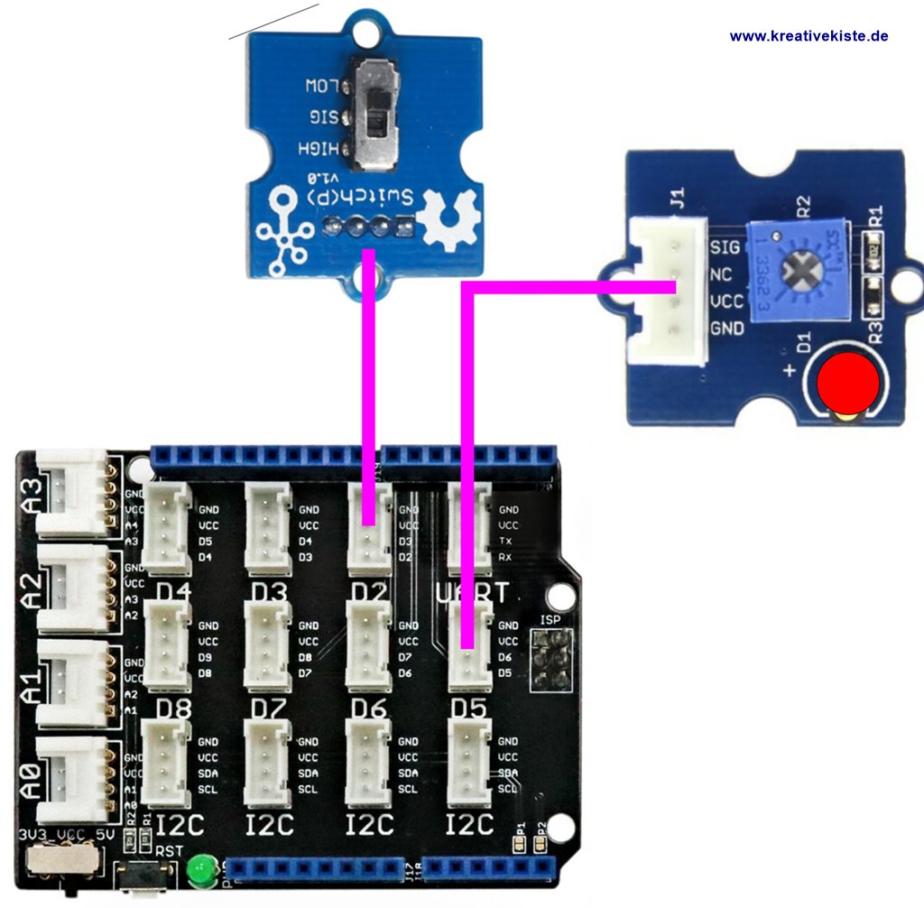 Arduino Grundkurs 4, Taster und Schalter, als Eingänge verwenden