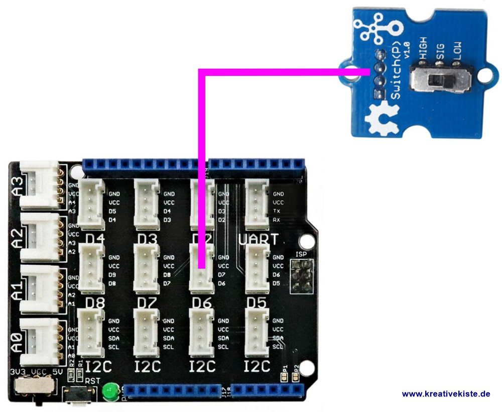 Arduino Grundkurs 4, Taster und Schalter, als Eingänge verwenden