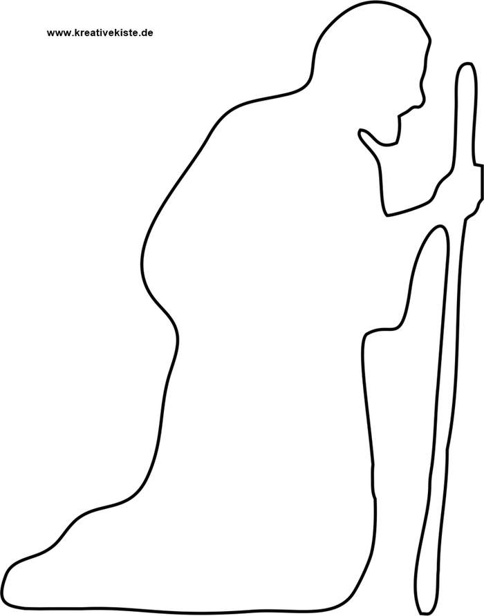 Krippenfiguren Vorlagen Download Laubsagevorlagen