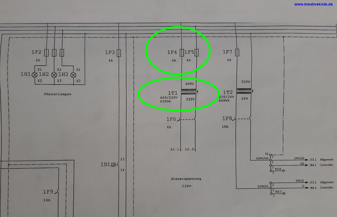 Schaltpläne lesen und Bauteile nach Bezeichnung im Schaltschrank finden
